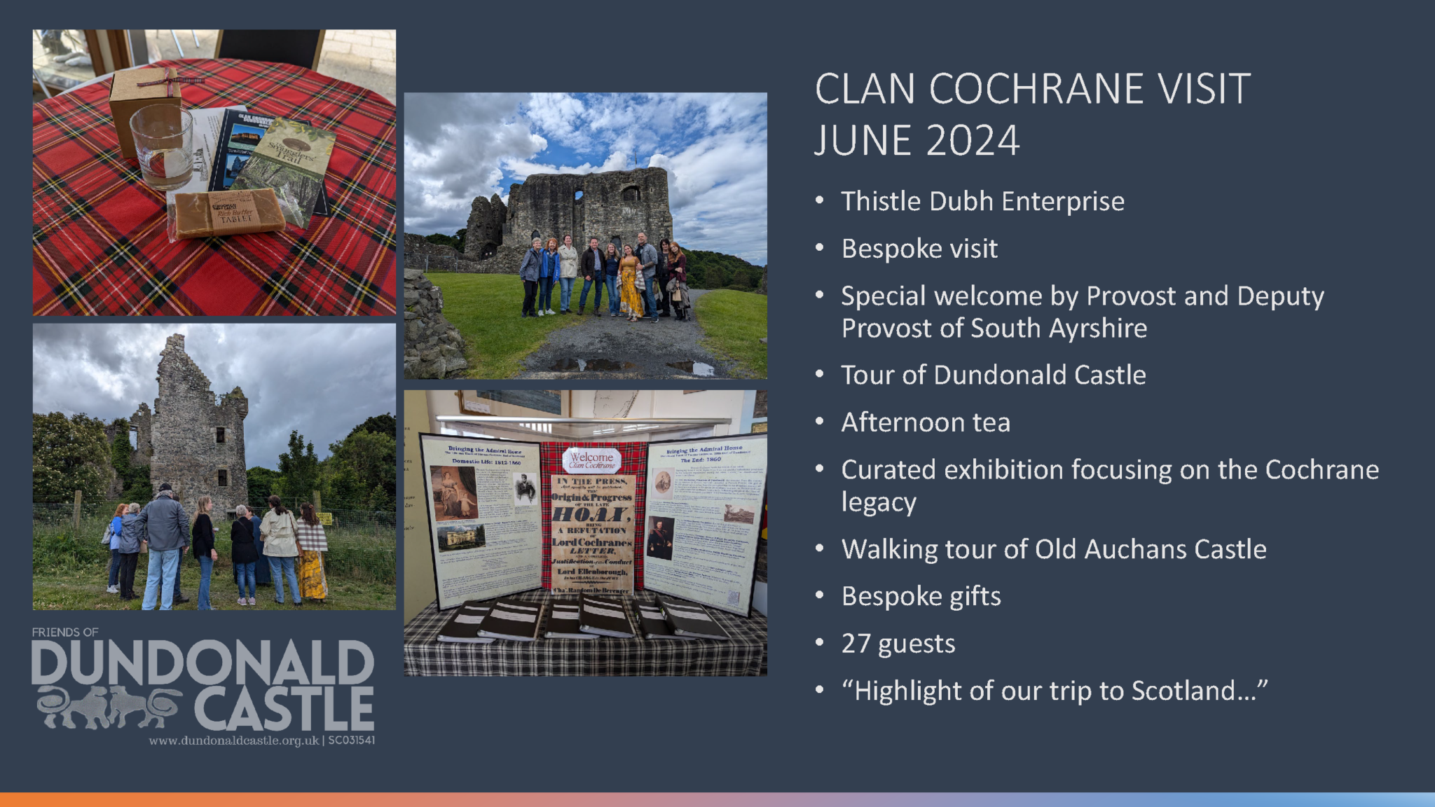 Trade Visits at Dundonald Castle - Dundonald Castle and Visitor Centre